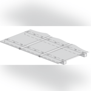 Perfil H Estructural Aluminio Al 6-16 Base y Tapa X 6 m. + 24 metros ...