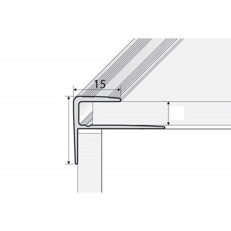 Perfil F Aluminio 6 mm. X 2.10 M – Buscal S.A.C
