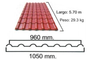 Cumbrera Tres Vías UPVC Teja Royal – Buscal S.A.C