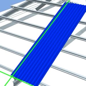 Cumbrera UPVC Trapezoidal HT5 1.07 m. x 0.6 m. Blanco – Buscal S.A.C